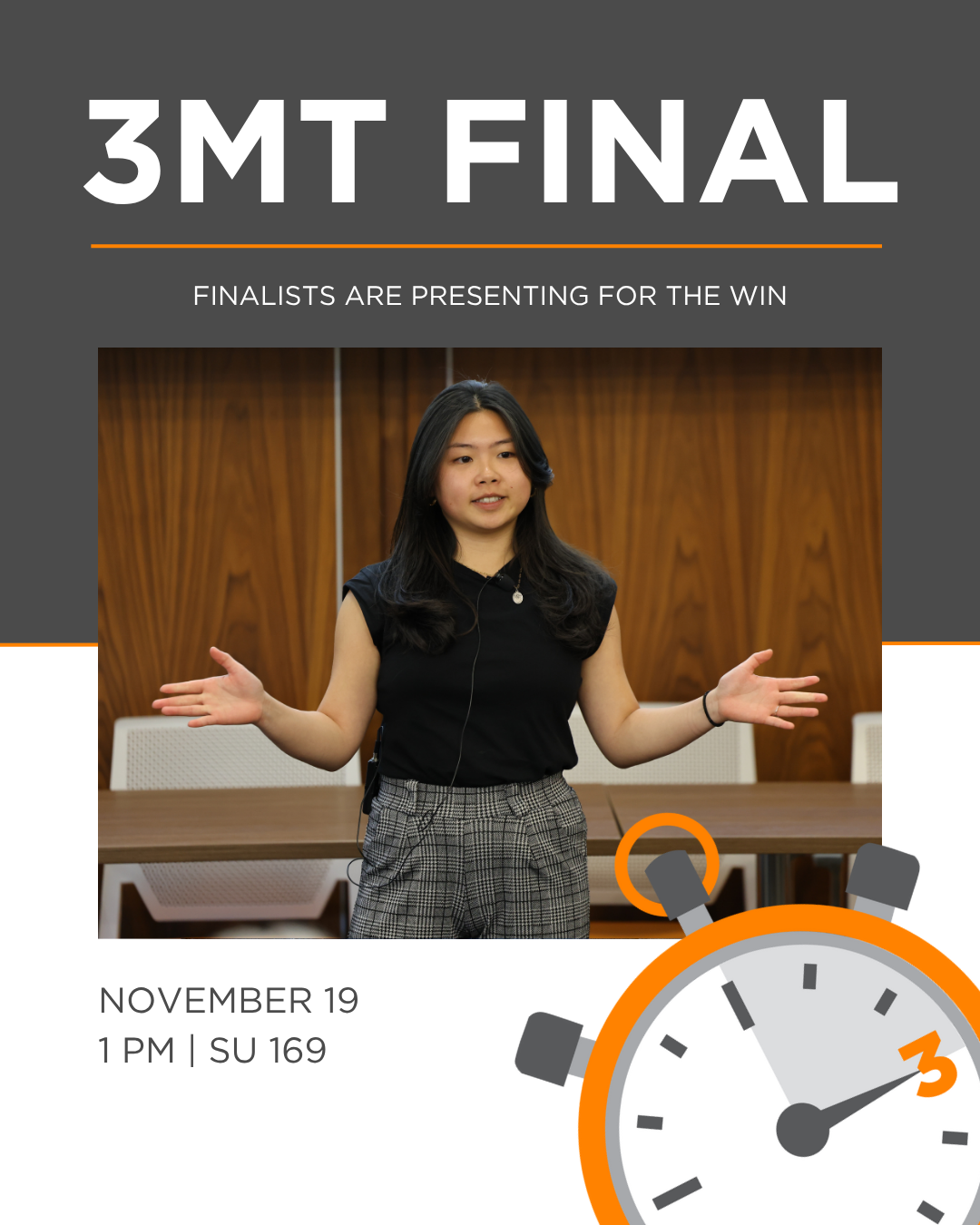 The Three Minute Thesis (3MT®) Competition final is this Wednesday ...